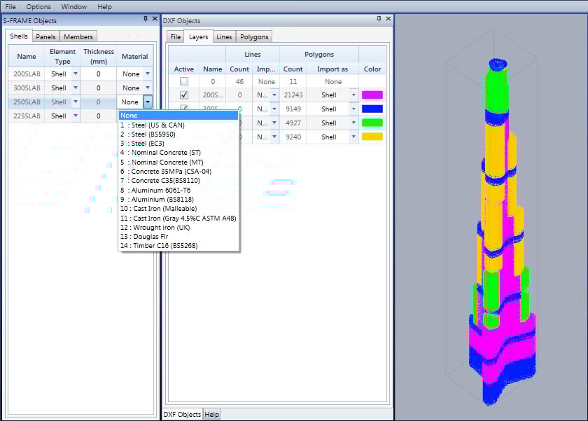 DXF Import/Export Utility in S-FRAME Analysis - Tips & Tricks - Altair ...