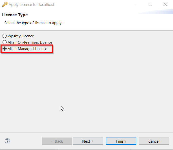 Activating Altair SLC with Managed Altair Units License (standalone ...