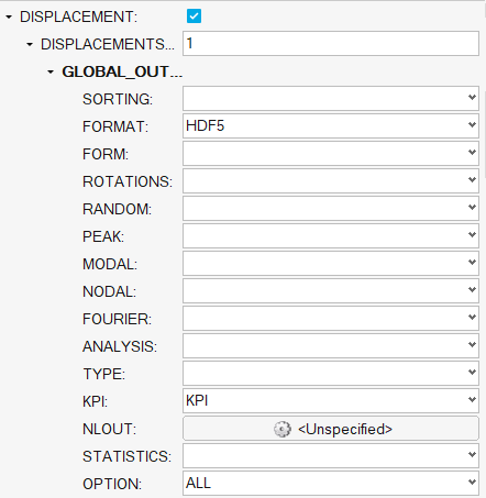 Look at key performance indicators in Optistruct analysis with a text ...