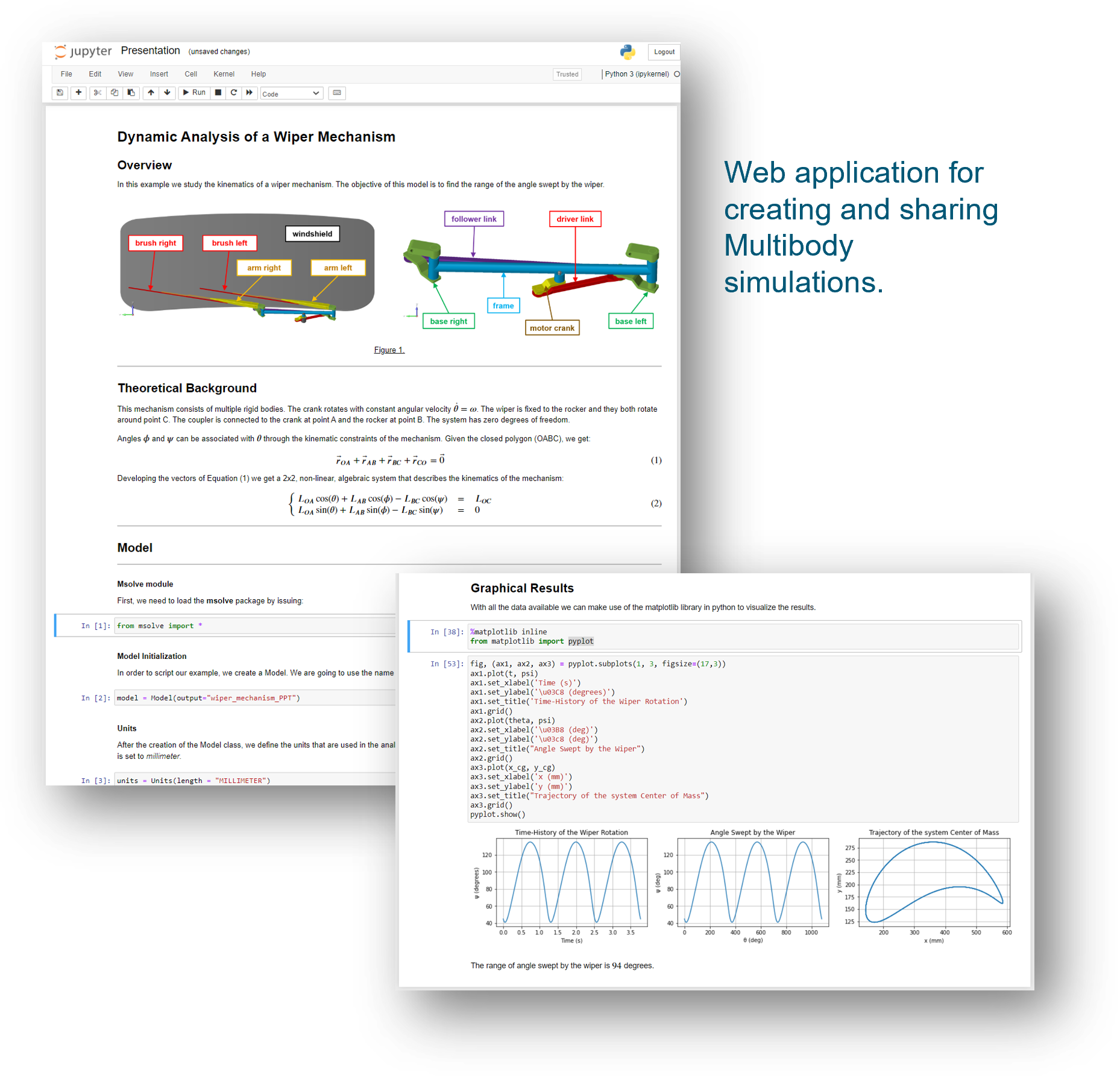 Introducing MotionSolve Jupyter Notebook - Altair Community
