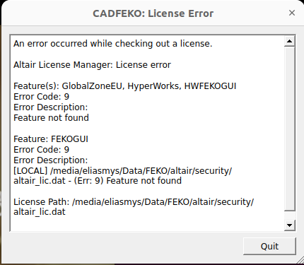 How to launch FEKO? (Ubuntu 22.04.1 LTS) - Altair Community