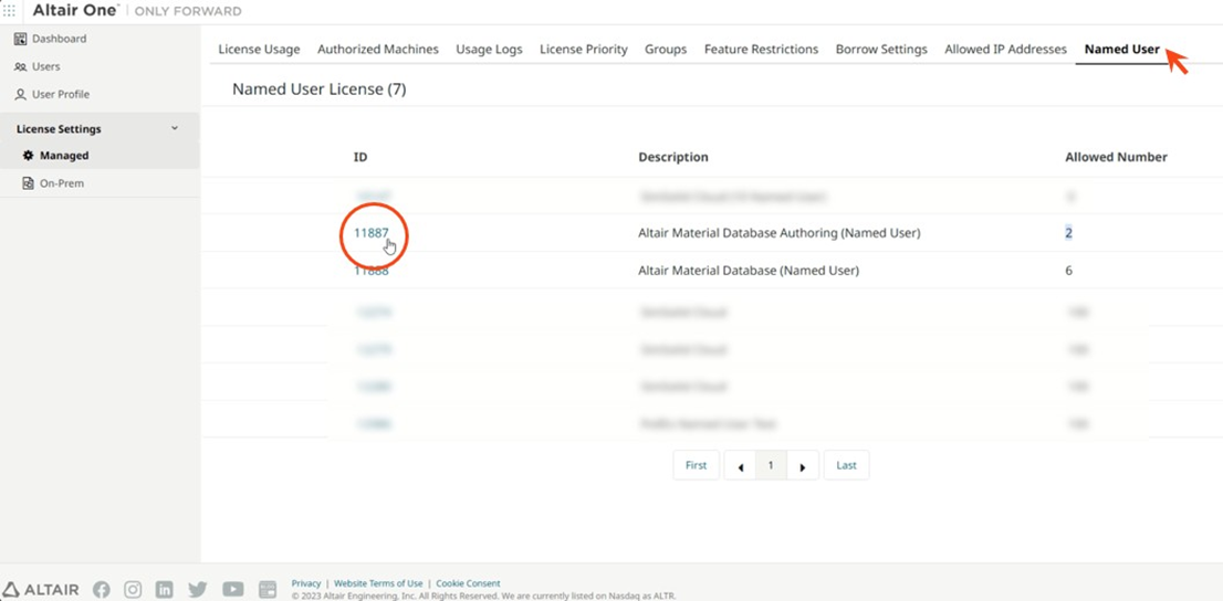 Named User License - Altair Community