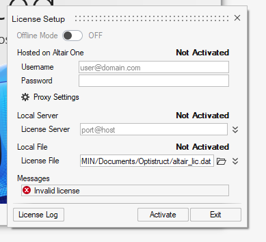 we are facing some license setup failure issues while installing ...