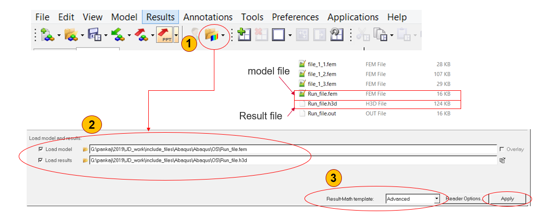 OptiSttruct Include File Post processing in HyperView - Altair Community