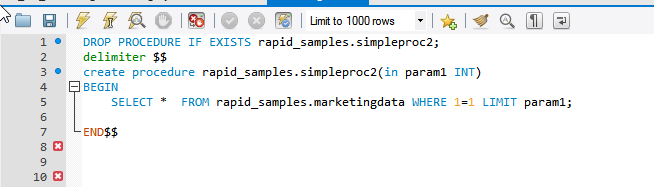 How to retrieve SQL data using a stored procedure — Altair Community