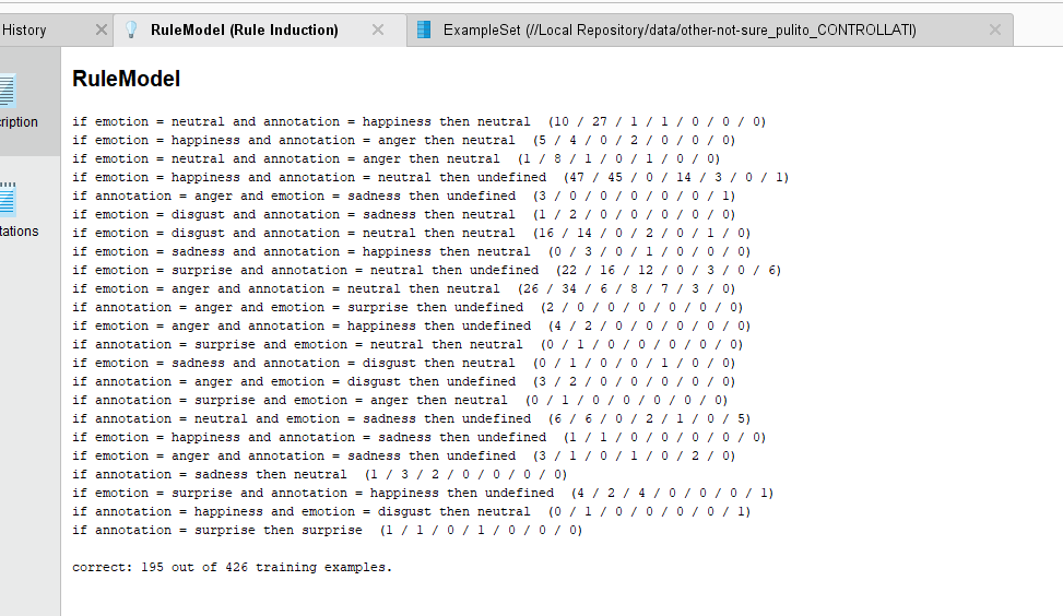 Use rule induction with excel data set — Altair Community