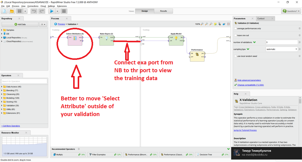 attribute prediction based on the analysis of example set — Altair ...