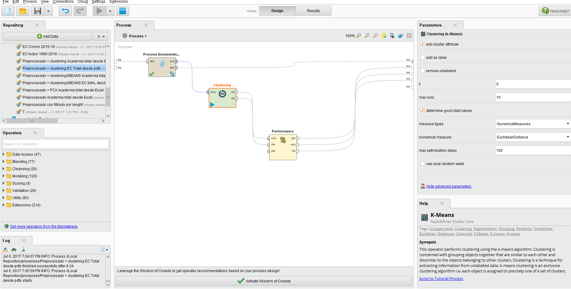 How To Reuse Preprocessing Results In A Range Of K Means Clustering