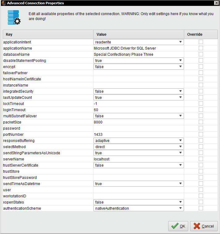 Unable to connect to SQL server database — Altair Community
