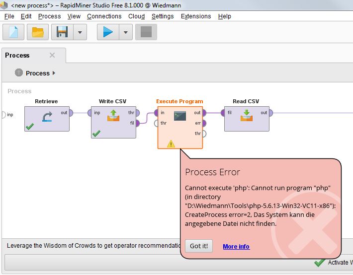 Looking for a sample to execute PHP using Execute Program — Altair ...