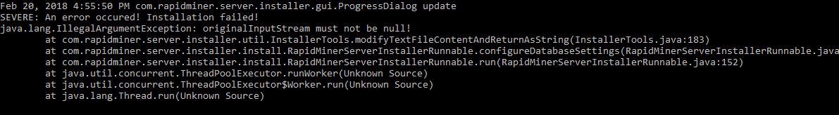 originalinputstream must not be null!! — Altair Community