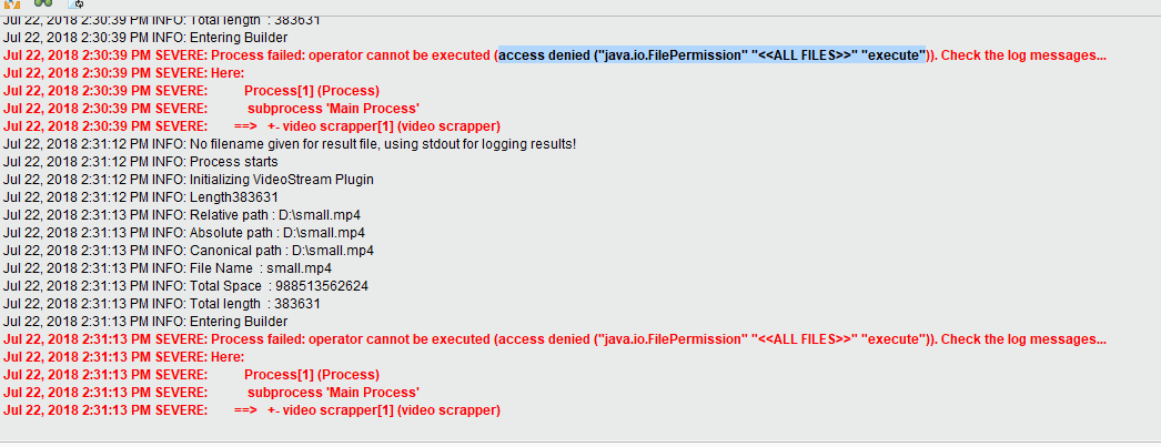 access denied (java.io.FilePermission" " " "execute") — Altair Community