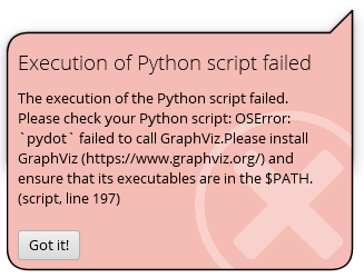 Keras installation, problem to install graphviz package — Altair Community