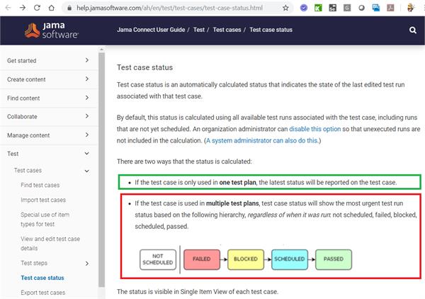 Test Case Status Field — Jama Software® User Community