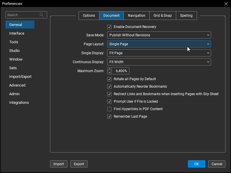 Document initial view property - Bluebeam Community