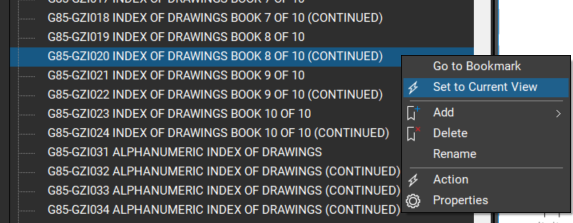 Is there a way to update Bookmarks to revised sheets? - Bluebeam Community