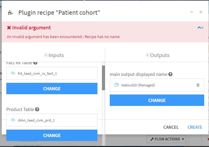 Plugin Recipe: Invalid Argument - Recipe has no name — Dataiku Community