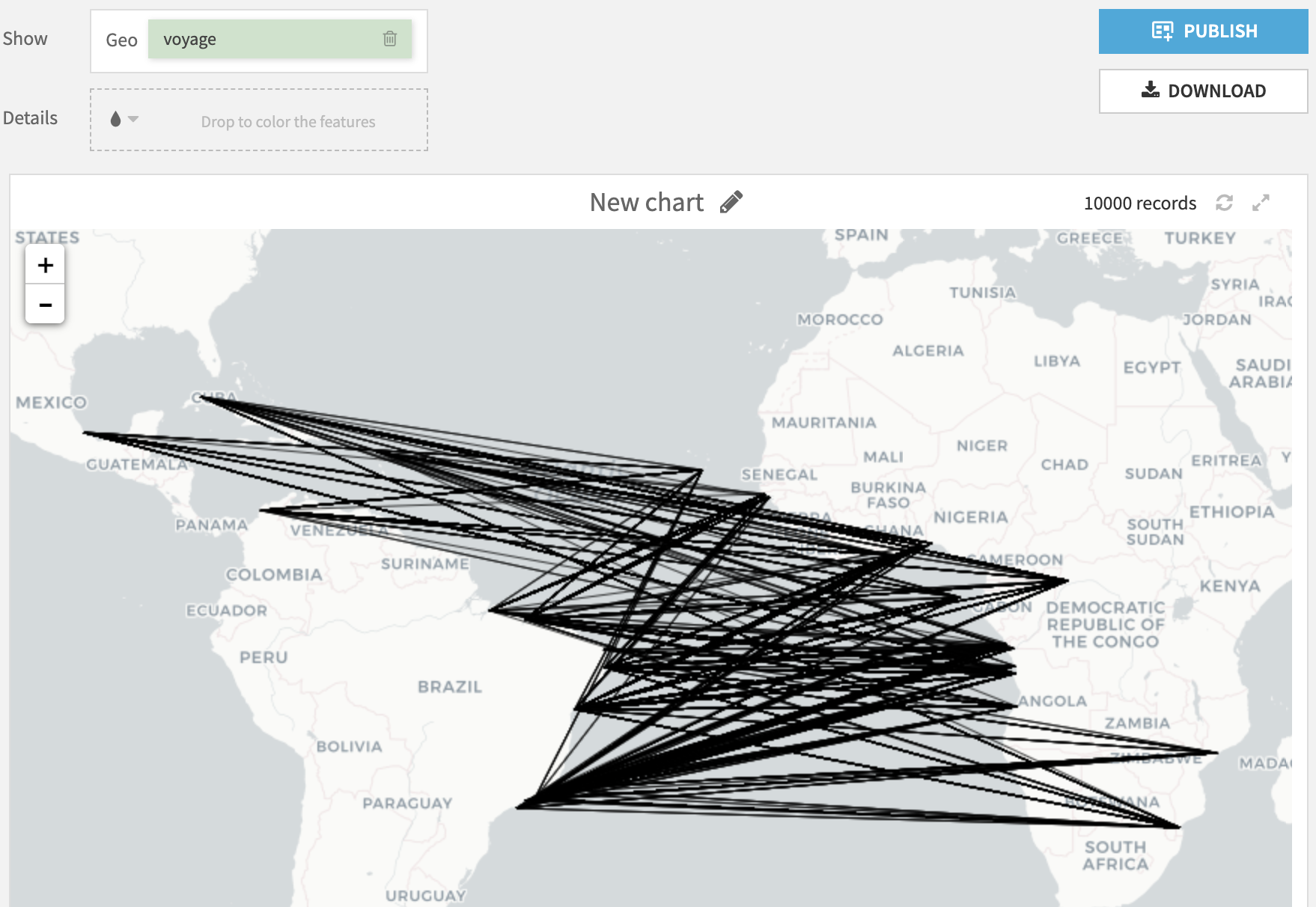 Map Visualization and Polylines — Dataiku Community