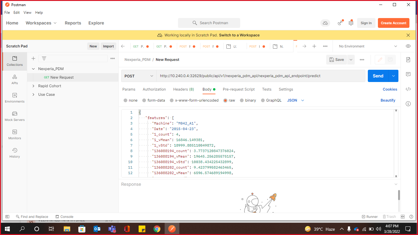 unable to test API — Dataiku Community