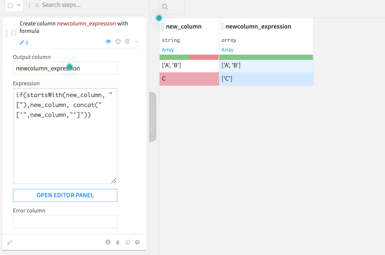 Prepare recipe — Dataiku Community