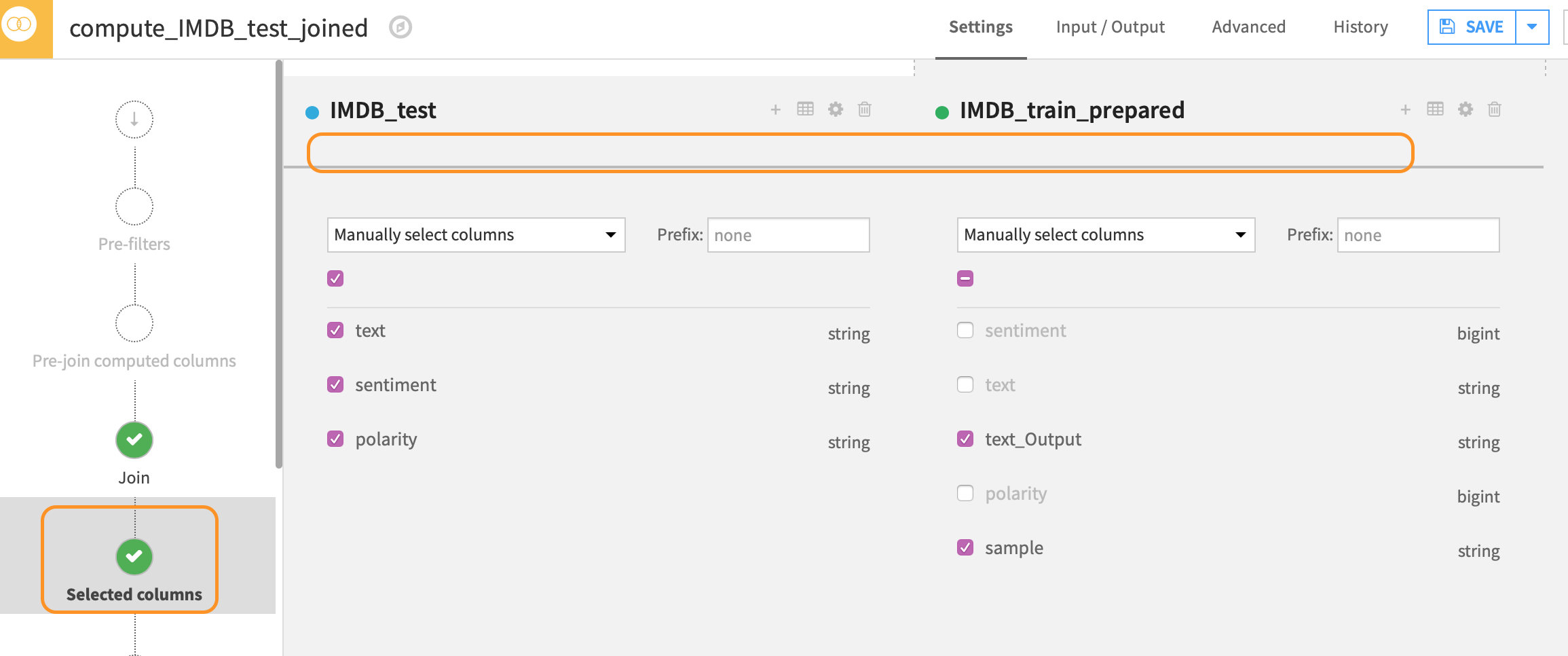 Search option for column selection in join recipe — Dataiku Community