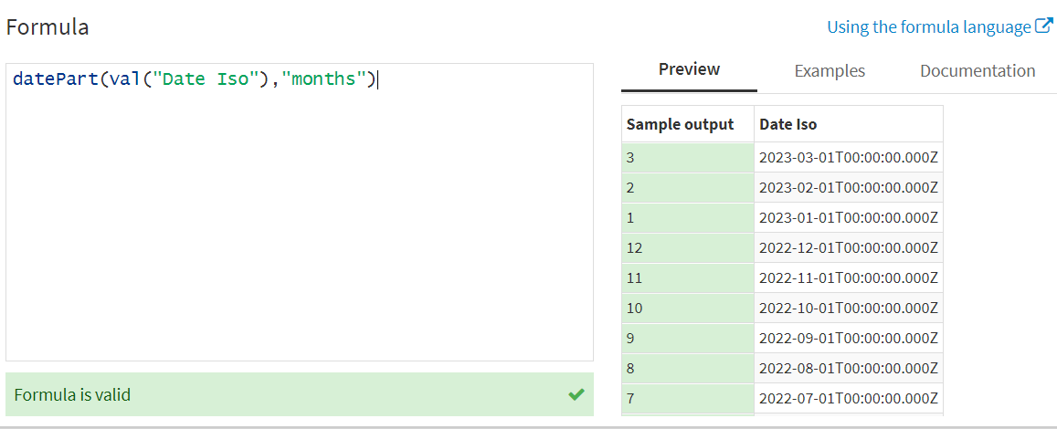 DatePart Month always on 2 digit — Dataiku Community