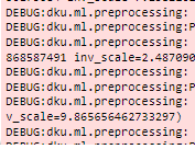 How to suppress debug.dku.ml.preprocessing in jupyter notebook ...