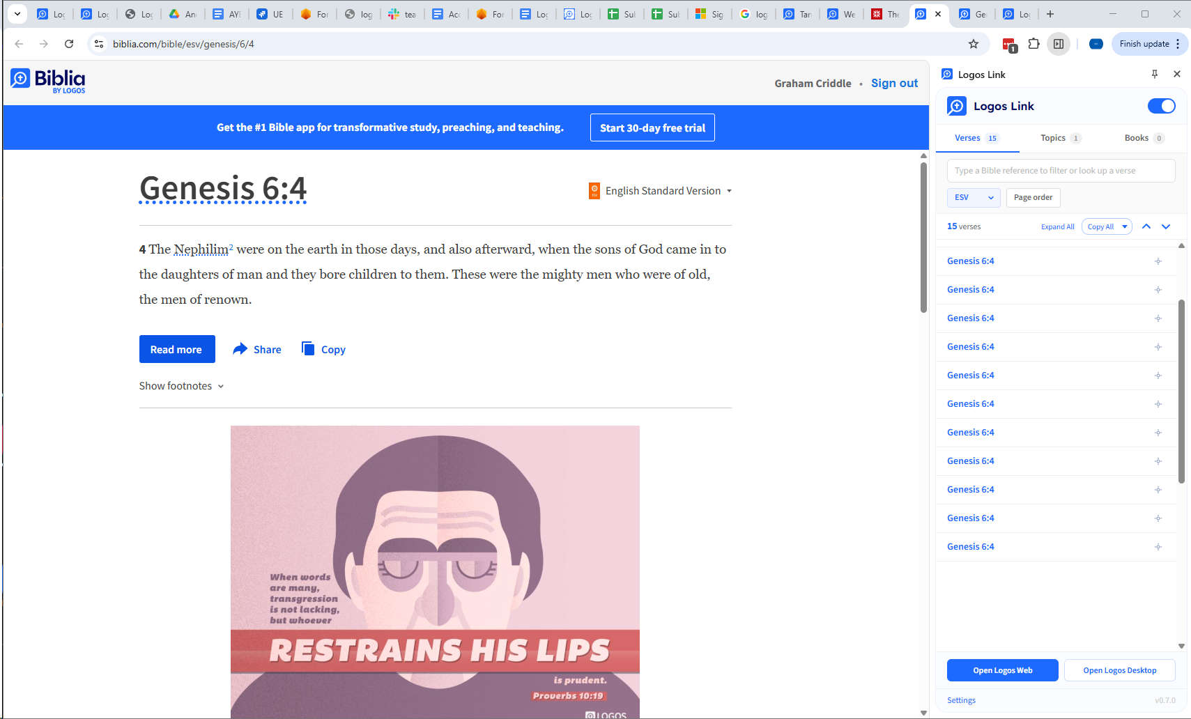 Logos Link: An Experimental Browser Extension - Logos Community