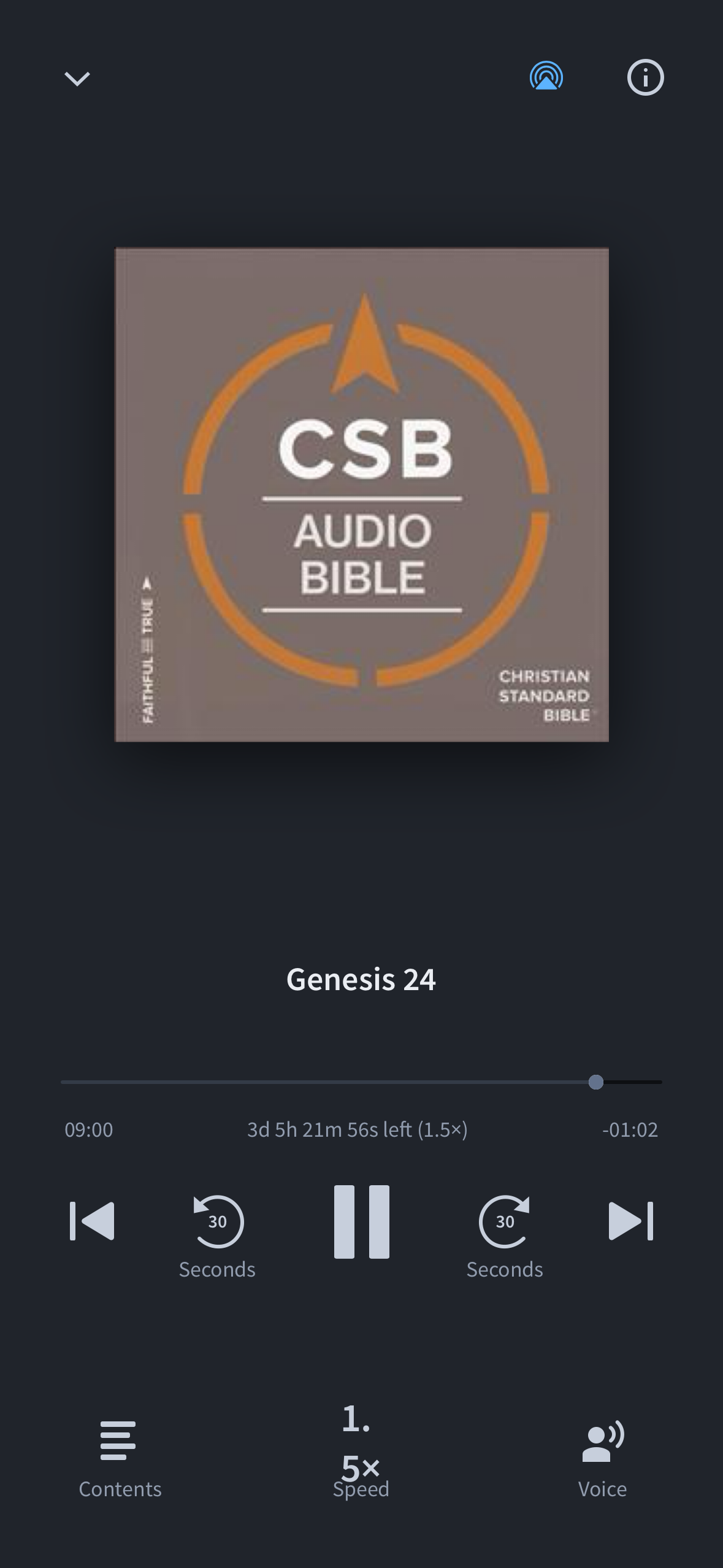 Repeat Button for Audio Bible - Logos Community