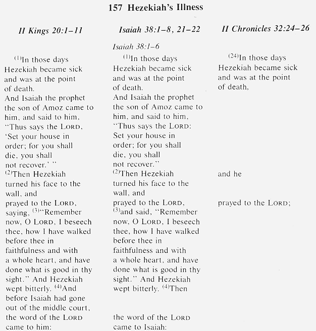A Synoptic Harmony of Samuel, Kings, and Chronicles - Logos Community