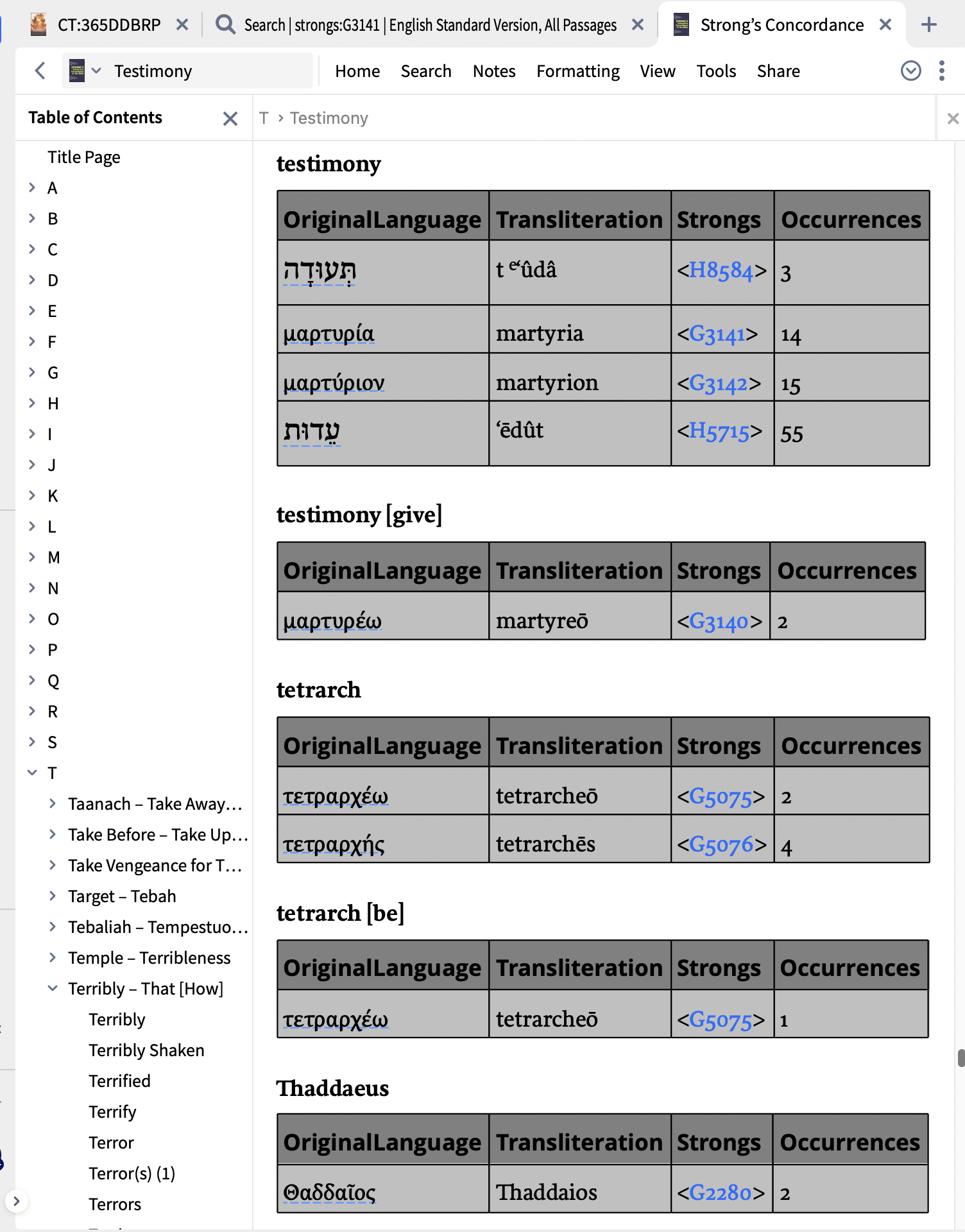 strongs # concordance - Logos Community