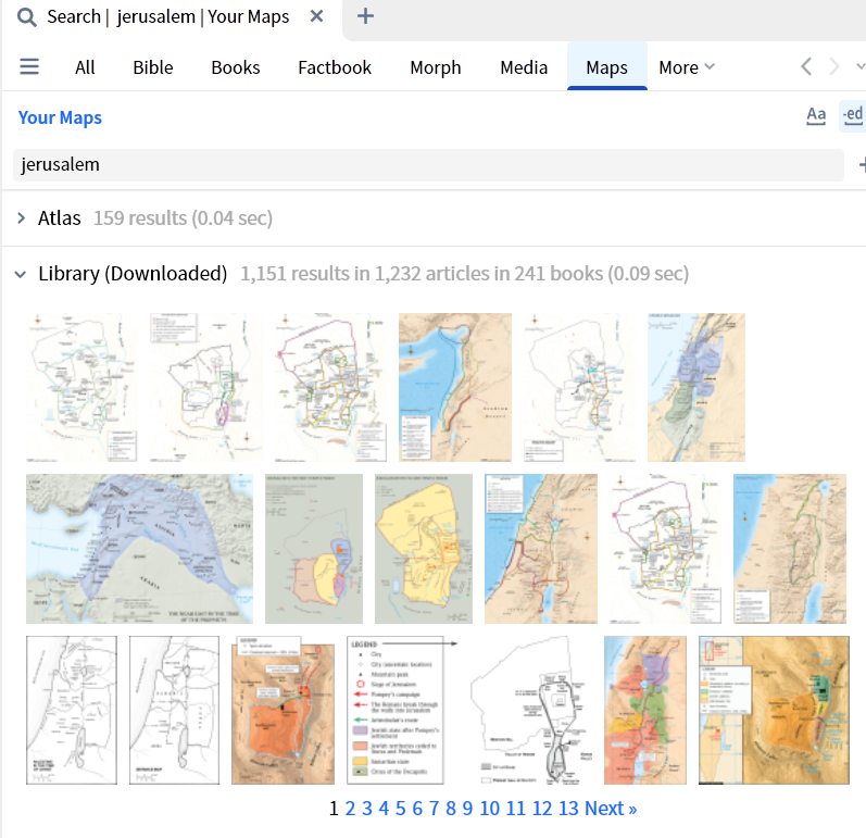 Index for all maps - Logos Community
