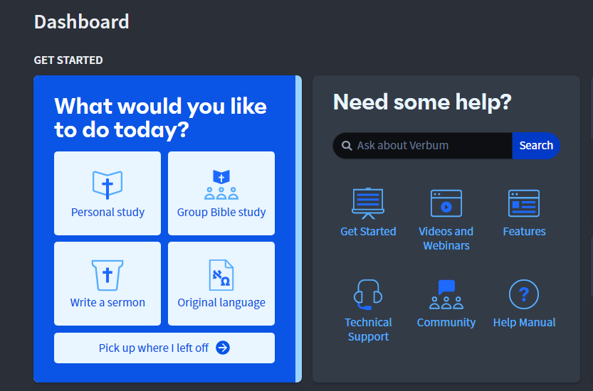 The Get Started card is LOUD ... - Logos Community