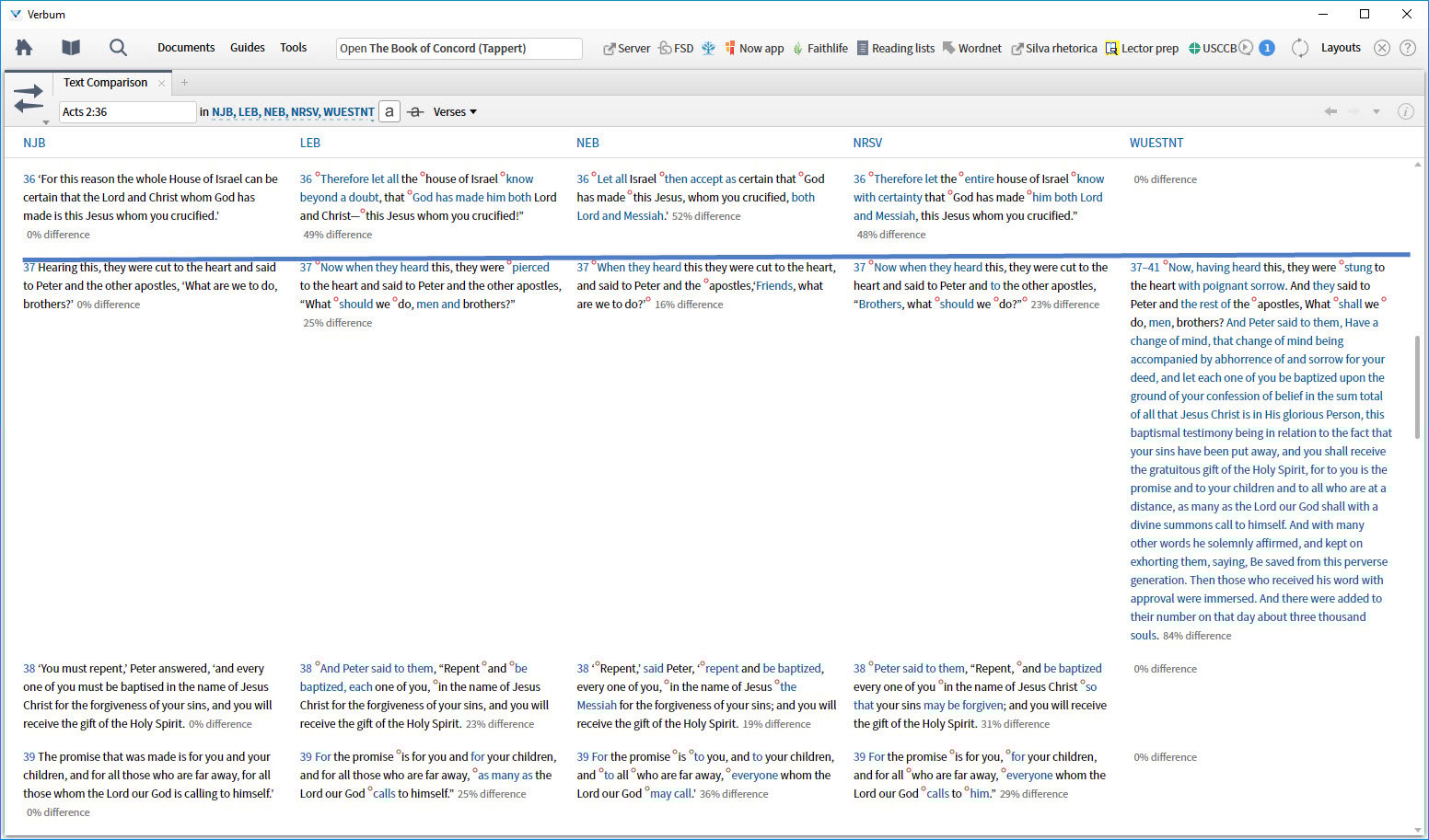 BUG: inconsistent alignment in Text Comparison tool when partially ...