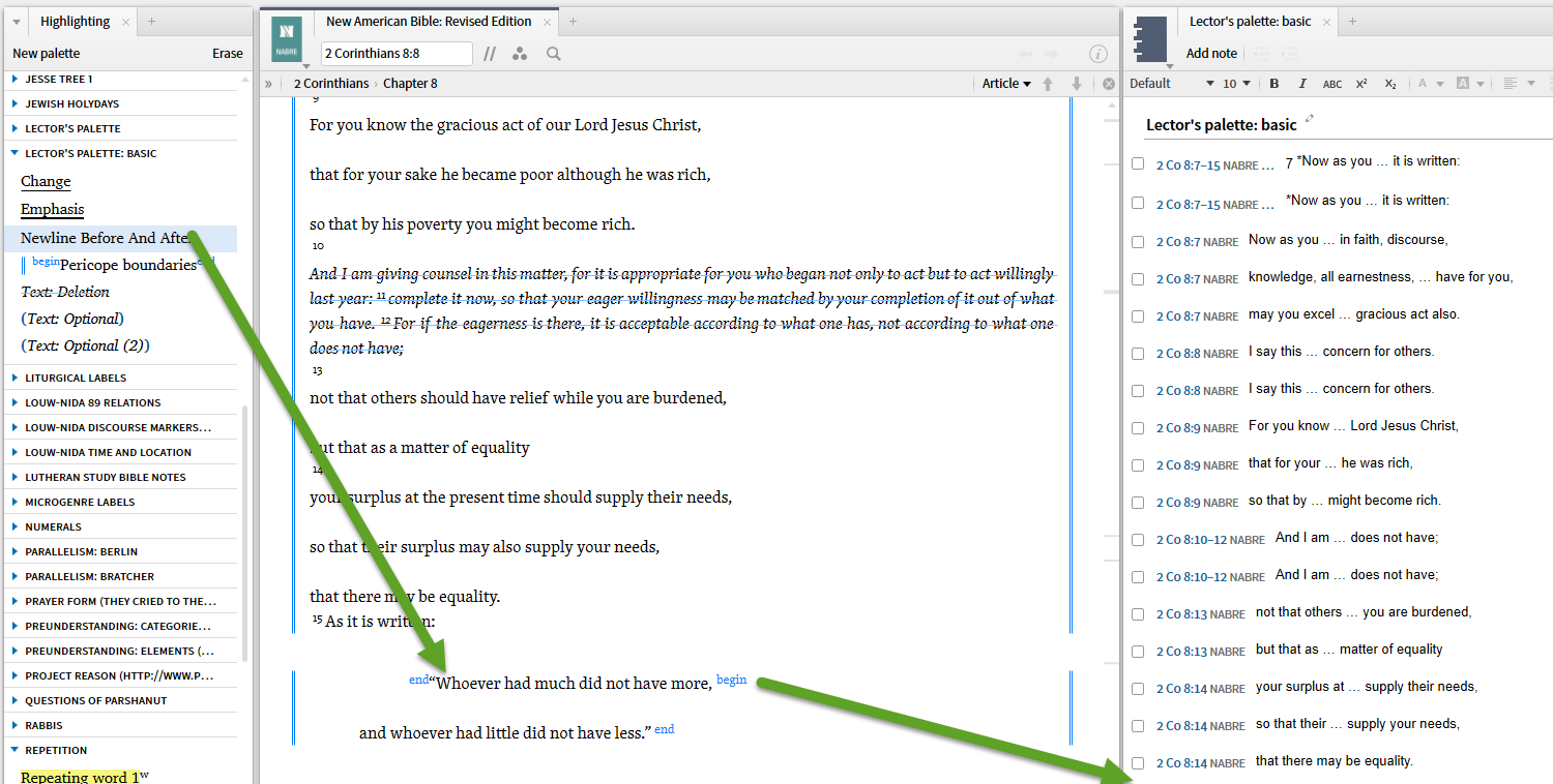 BUG: Highlight increased indent; erase left a mess - Logos Community