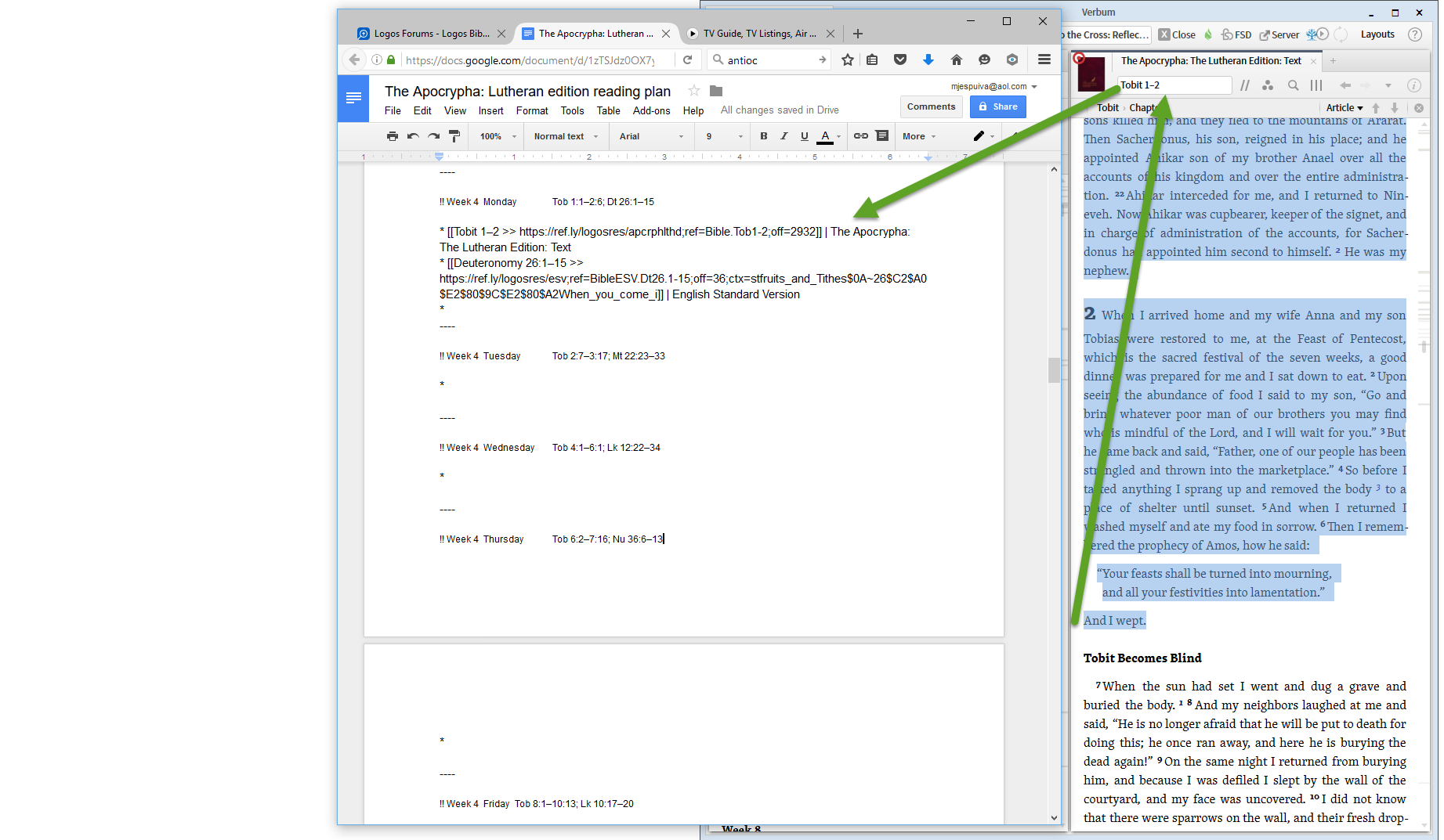 BUG: Error building RL link re: end verse - Logos Community