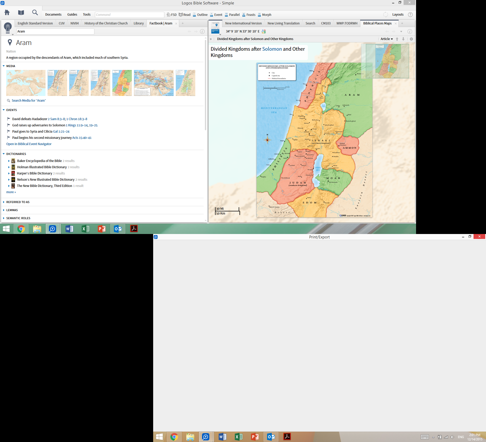 Logos 6 hangs when trying to print map - Logos Community