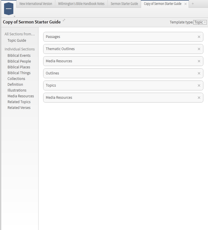Topic Guide Vs Sermon Starter Guide Logos Community