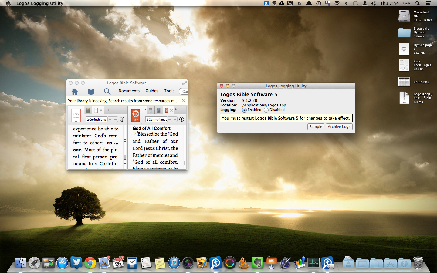 Bug: Small Screen on Mac is Back - Logos Community