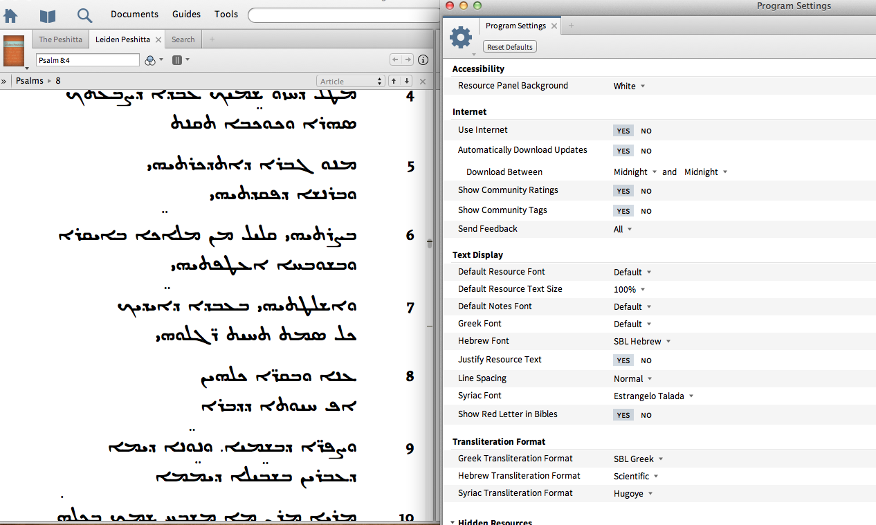 Exporting syriac on mac - Logos Community