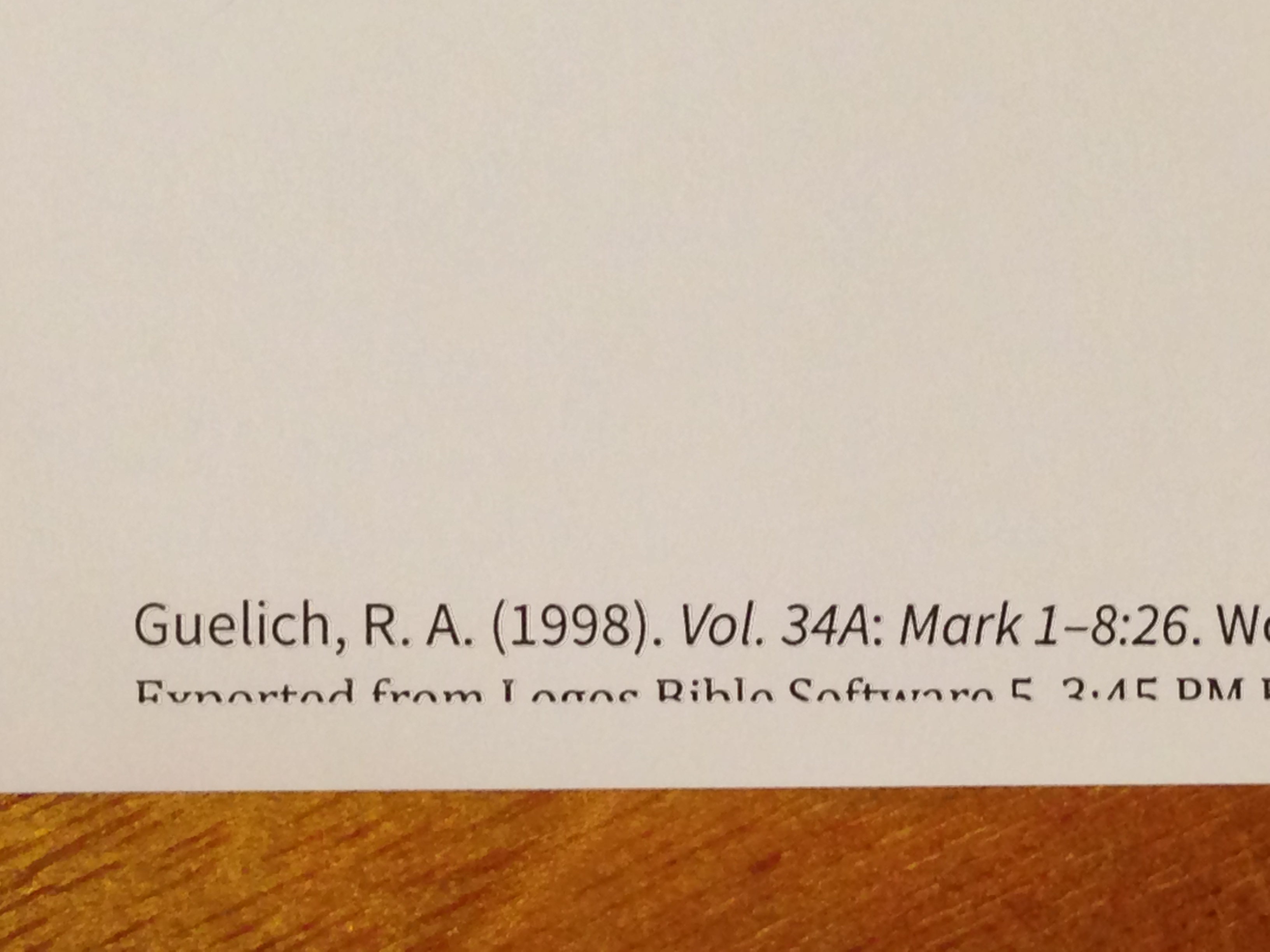 BUG: A different footnote/printing bug - Logos Community