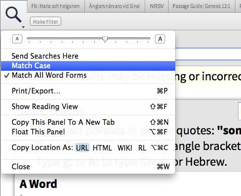 How to do case-insensitive Greek search? - Logos and Verbum Forum ...