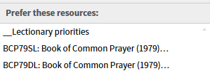 BUG in default lectionary layout - Logos Community