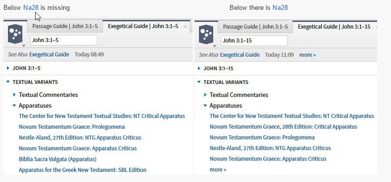 NA28 Critical Apparatus does not always appear in Exegetical Guide even ...