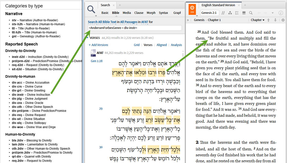 TIP of the day: God's Hebrew instructions — Logos Community