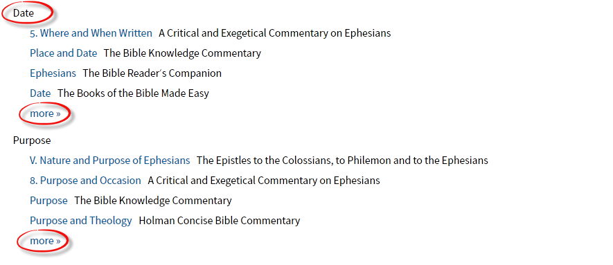 Collapsing lists - Logos Community