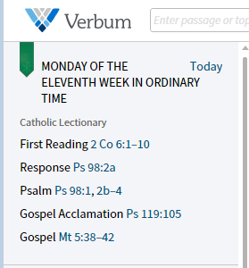 TIP of the day: Verbum adding Catholic theologians to the default ...