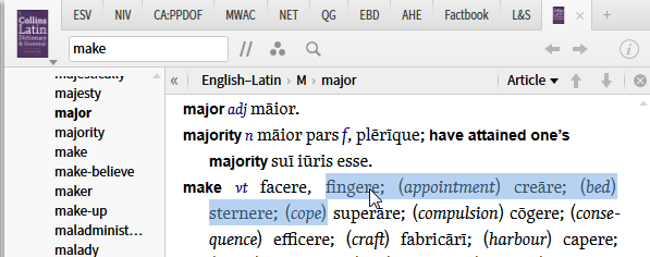 [resolved]Bug: Weird text selection issue in Collins Latin Dictionary ...