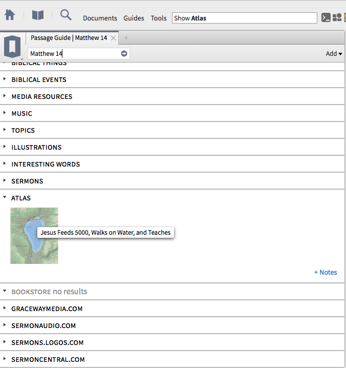 New Feature: Atlas Search and Guide Section - Logos Community