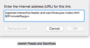 Sending email with Logos URL using Mac mail — Logos Community